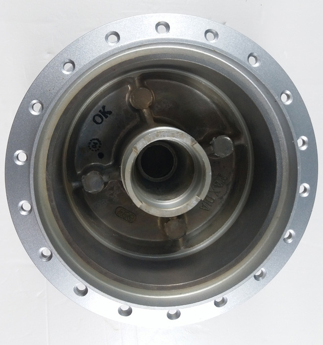 Aluminum Alloy Motorcycle Wheel Front / Rear Hub Assy Sliver White Color