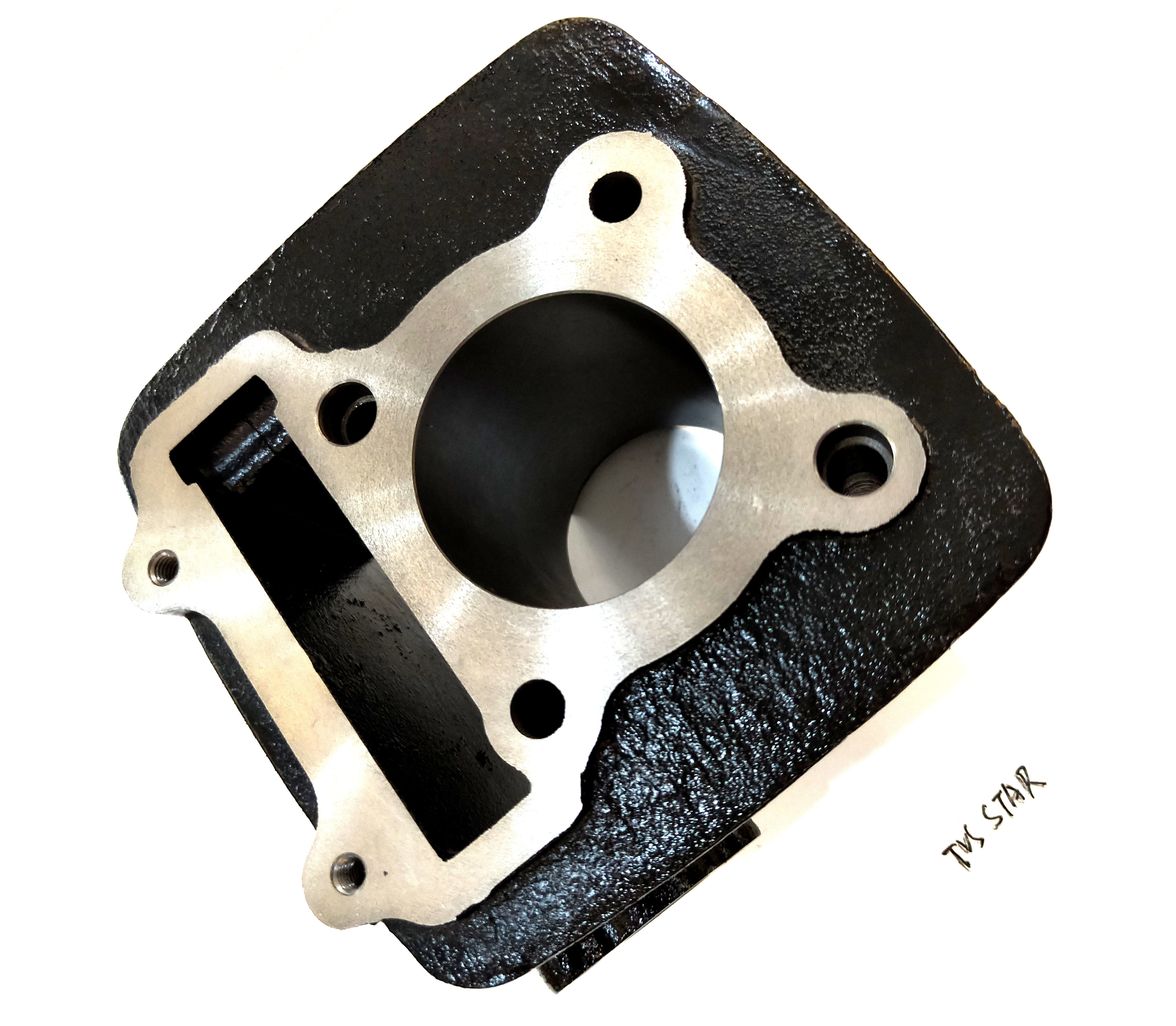 Iron Black Color Motorcycle Block Engine Parts TVS STAR High Performance